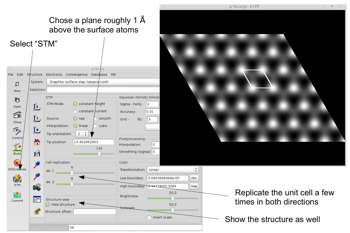 STM of graphite - VASP Wiki